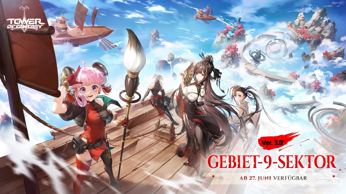 Große Erweiterung für Tower of Fantasy Version 3.0: Gebiet-9-Sektor ...